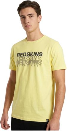 Redskins Homme, Tops, Jaune, Taille: XL TShirt MC coton
