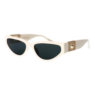 Linda Farrow Tomie Sonnenbrille - - Accessories - unisex - Wei&szlig; - 57 MM