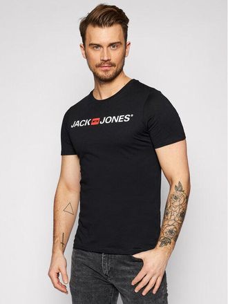 Jack & Jones Jack & Jones T-Shirt Jjecorp Logo 12137126 Schwarz Slim Fit