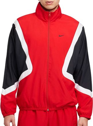Nike Nike Herren Dri-Fit Woven Icon Strtfv Basketballjacke, Red/Black/White, XL
