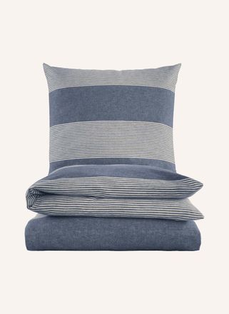 Hessnatur Hessnatur Biber Bettw&auml;sche-Set Seon blau
