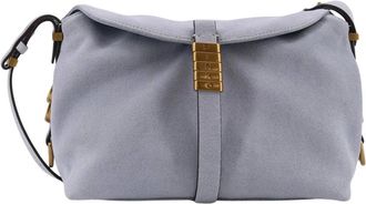 Pinko Pinko, Femme, Sacs, Bleu, Taille: ONE Size Saddle Baguette Mini