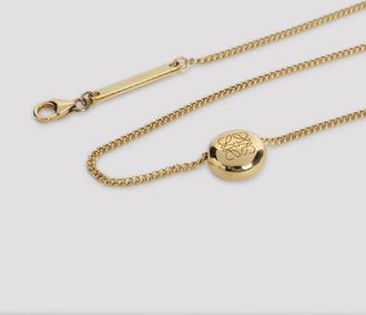 Loewe Halskette - Intricate Silver Pendant Necklace With Fine Chain - Gr. unisize - in Mehrfarbig - f&uuml;r Damen