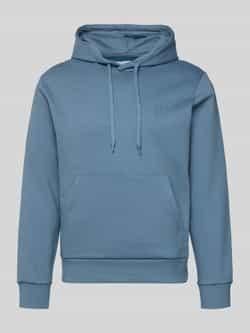 Jack & Jones Hoodie mit Label-Print und K&auml;nguru-Tasche