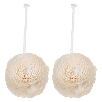 BESPORTBLE JECOMPRIS 2 St&uuml;ck Duftdiffusor Flaschen mit Austauschbaren Kunstbl&uuml;tenk&ouml;pfen Biegsamem Baumwollseil Kleiner Aromatherapie Diffusor f&uuml;r Wohnzimmer Auto