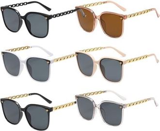 Generic Lunettes de soleil pour femme, lunettes de soleil r&eacute;tro, lunettes vintage, protection UV400, design complet, mode conduite en plein air, taille, non p