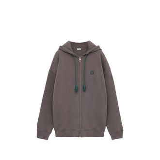 Loewe Sweatshirt &agrave; capuche zipp&eacute; en coton