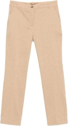 Pinko Pinko, Femme, Pantalons, Beige, Taille: 44 FR Bello Cropped Pantalons