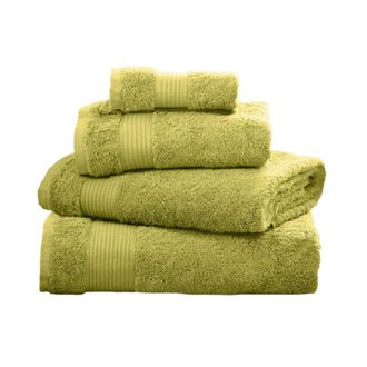 Next Homeware G&auml;stehandtuch aus 100% &auml;gyptischer Baumwolle Gr&uuml;n Limone FACE