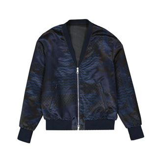 Neil Barrett Polyester Bomber - - Jackets - Herren - Blau - L