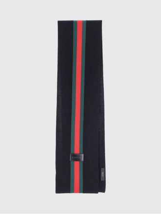 Gucci &Eacute;charpe en laine avec d&eacute;tail Web &agrave; rayures