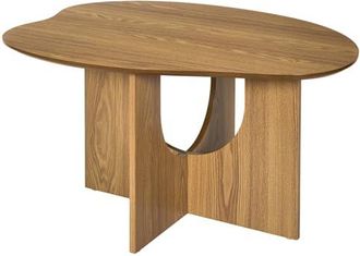 The Home Deco Factory HD7388, Moderner Calypso-Couchtisch, Elegantes und praktisches Design, integrierte Aufbewahrung, ideal für Wohnzimmer, pflegeleicht, 80 x 42 x 60 cm, 