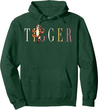 Disney Winnie Puuh Tigger Namenstitel Pullover Hoodie