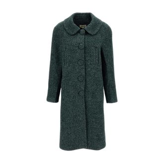 Shushu/Tong Shushu/Tong - Manteau Long Oversize - Femme - Manteaux - Vert - Taille: 36 FR