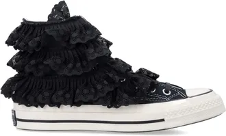 Converse Femme, Chaussures, Noir, Taille: 36 1/2 EU Chuck 70 3-D Flourish High Hauts
