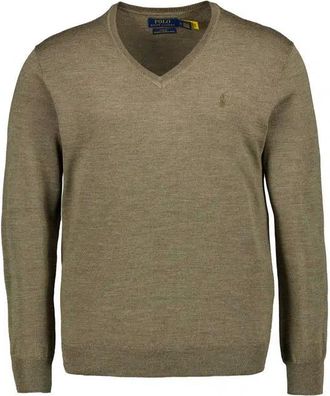 Polo Ralph Lauren Herren Pullover grün unifarben Slim Fit