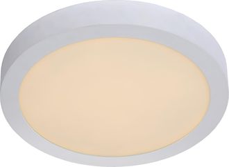 Lucide BRICE-LED - Deckenleuchte Badezimmer - Ø 30 cm - LED Dim. - 1x30W 3000K - IP44 - Weiß