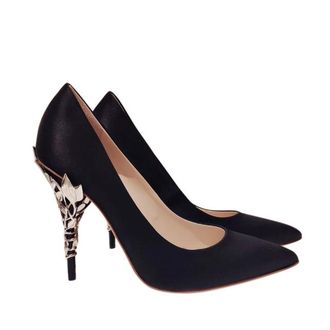 RALPH & RUSSO Black Eden Heel Pumps Size 36