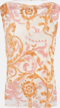 Xu Zhi Besticktes Top aus T&uuml;ll