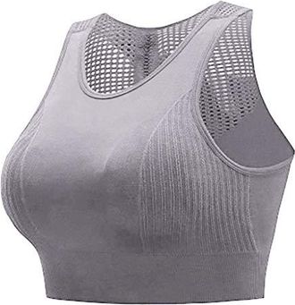 Generic Soutien-gorge de sport 2026 avec bonnets dentra&icirc;nement amovibles et sans couture, violet, XL