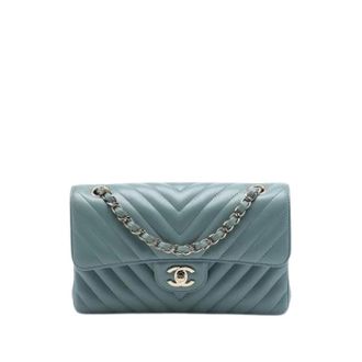 Chanel Pre-owned Classic Flap Shoulder Bag - - Pre-owned - Damen - Blau - ONE SIZE