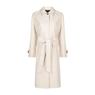 Calvin Klein Femme, Manteaux, Beige, Taille: 36 FR Trench Beige Imperm&eacute;able Polyester