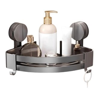 Generic Badezimmerregal ohne Bohren, Duschseifen-Organizer, Saugnapf-Wandregal, platzsparender Badezimmer-Organizer, Eck-Dusch-Organizer, Seifenhalter, Badezi