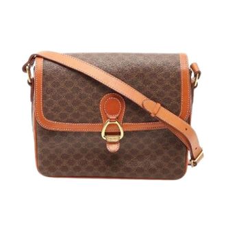 Celine Sac bandouli&egrave;re Macadam Pre-owned - Femme - Pre-owned - Brun - Taille: ONE Size