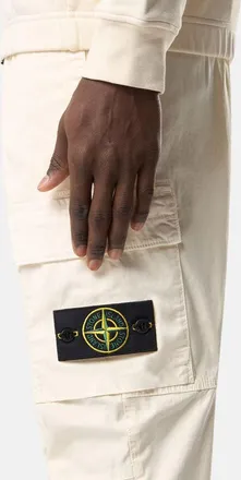 Stone Island Multi-Pocket Cargo Cargo Pants - Ivory