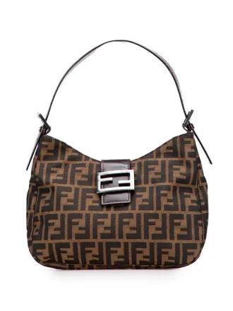 Fendi sac port&eacute; &eacute;paule (2000-2010) - Marron