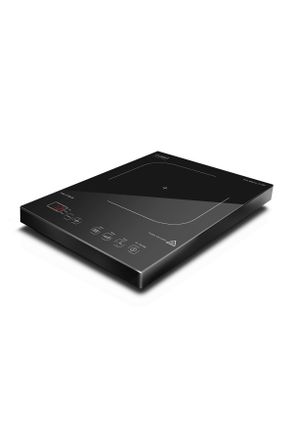 Caso Caso Design Induktionskochplatte, Schwarz, Metall, Glas, 28x6x36.5 cm, Timereinstellung, &Uuml;berhitzungsschutz, Automatische Erkennung von ungeeigneten T
