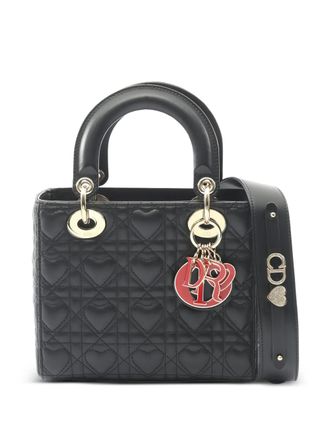 Dior petit sac &agrave; main Lady Dior - Noir