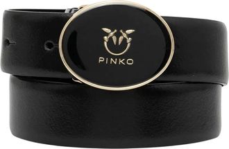 Pinko Pinko, Femme, Accessoires, Noir, Taille: XS Ceinture ronde &eacute;maill&eacute;e H2,8