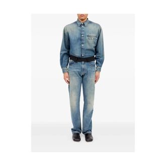 Maison Margiela Homme, Jeans, Bleu, Taille: W33 Jeans Droits