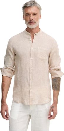Benetton Homme, Chemises, Beige, Taille: M Chemise en lin