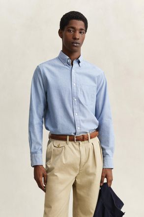 GANT Herren Archive Oxford-Hemd (XXXL) Blau WATER