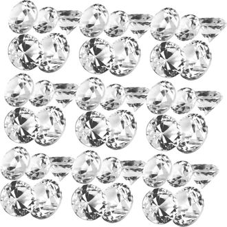 Angoily 500 St&uuml;ck Acryl Strasssteine Spitz Gl&auml;nzend 3 8mm Vasenf&uuml;ller Tischdekoration Party Deko Schmuck Accessoires