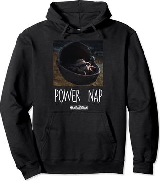Star Wars The Mandalorian The Child Power Nap Portrait Pullover Hoodie