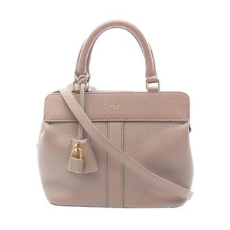 Celine Sac &agrave; main Pre-owned en cuir avec d&eacute;tail cadenas - Femme - Pre-owned - Brun - Taille: ONE Size