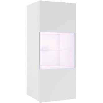 Mirjan24 Mirjan24 - Armoire murale Tivdalu 102, Blanc + Blanc brillant