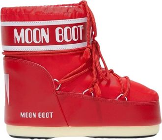 Moon Boot Femme, Chaussures, Rouge, Taille: 39 EU MB Icon Low Nylon