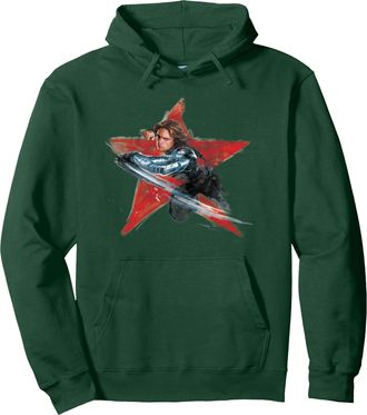 MARVEL Avengers Bucky Barnes Winter Soldier Pullover Hoodie
