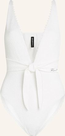 Karl Lagerfeld Badeanzug beige