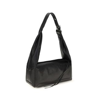 Maison Margiela Womens Black Leather Shoulder Bag