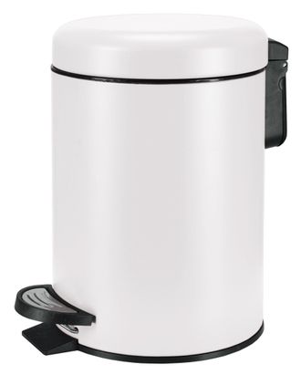 Kleine Wolke Kosmetikeimer One, Farbe: Wei&szlig;, Material: Edelstahl/PP, Gr&ouml;&szlig;e: Eimer 3 Liter