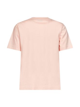 Burberry Womens T-Shirt Knight Check Pink Cotton T-Shirts & Jerseys