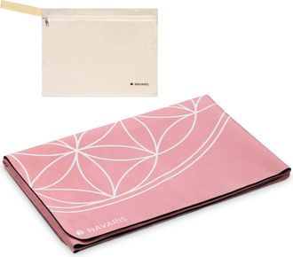 Navaris Reiseyogamatte faltbar inkl. Tasche - 1,5mm Yoga Matte Fitnessmatte - dünn leicht - Sportmatte Fitness Pilates - Reise Yogamatte - versch. Farben