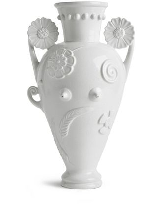 L'OBJET vase Pantheon Persephone en porcelaine (47cm x 26.5cm) - Blanc