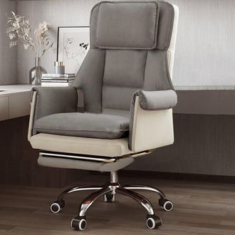 Generic B&uuml;rostuhl hoher R&uuml;ckenlehne,ergonomischer Fu&szlig;st&uuml;tzen,drehbarer Computer-Schreibtischstuhl Armlehnen Rollen,h&ouml;henverstellbarer Rollstuhl F&uuml;hrungskr&auml;fte