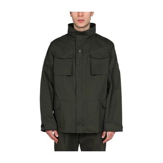 Lardini Double Fabric Jacket - - Jackets - Herren - Gr&uuml;n - M